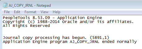 Technical Tutorials: PeopleSoft Application Engine