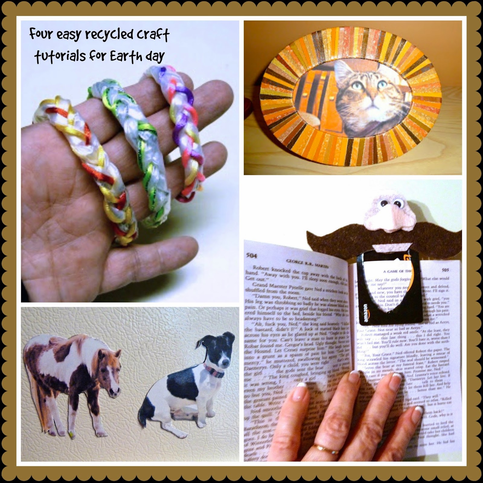 Make it easy crafts: 4 Earth Day recycled craft tutorials from Make it ...