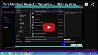 Cara Membuat Project di Visual Basic .NET - ATwiwit.Net