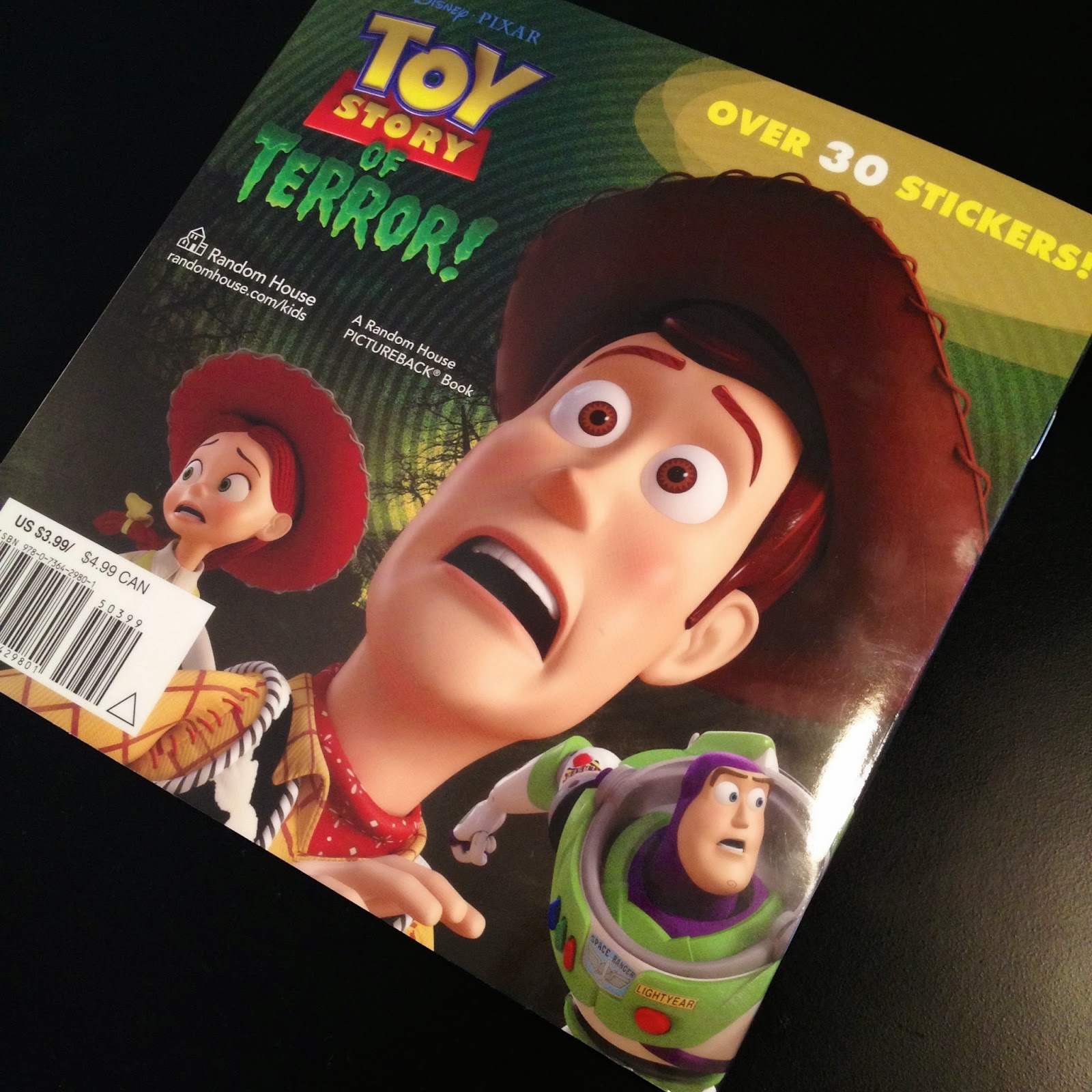 Dan the Pixar Fan: Toy Story of Terror: Pictureback Book with Stickers