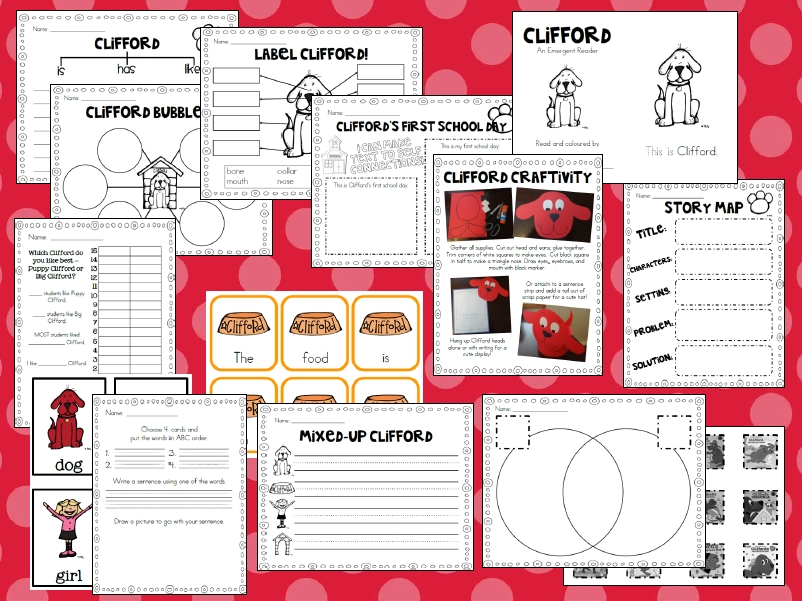 First Grade Garden: Clifford Author Study