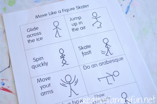Move Like a Figure Skater - Creative Family Fun
