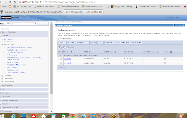 Jython for wsadmin : Creating New Server using Jython Jython for wsadmin : Creating New Server using Jython