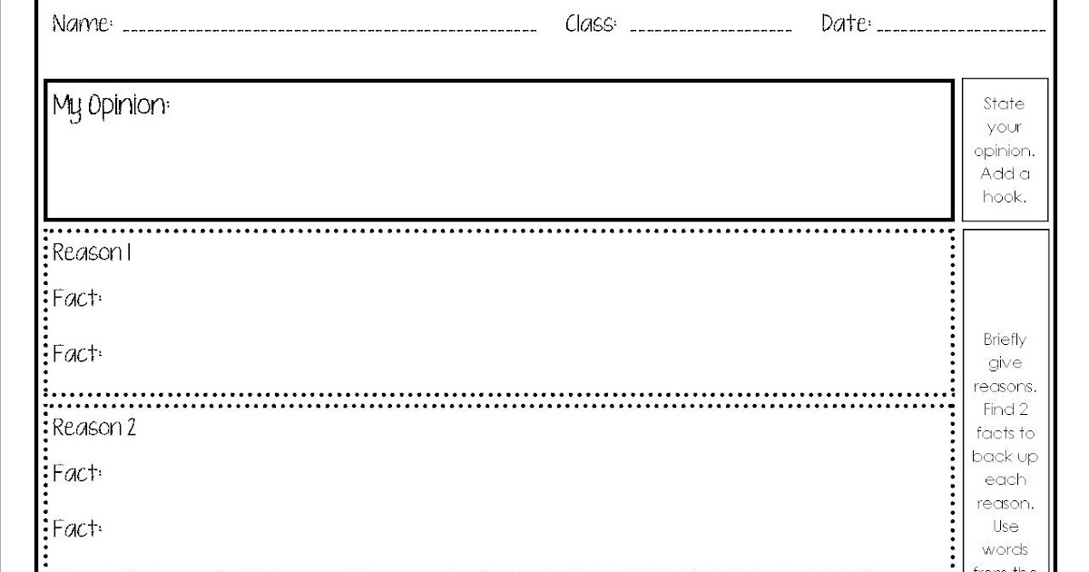 The Idea Cubby 5th Grade Opinion Writing Graphic Organizer the-idea-cubby-5th-grade-opinion-writing-graphic-organizer