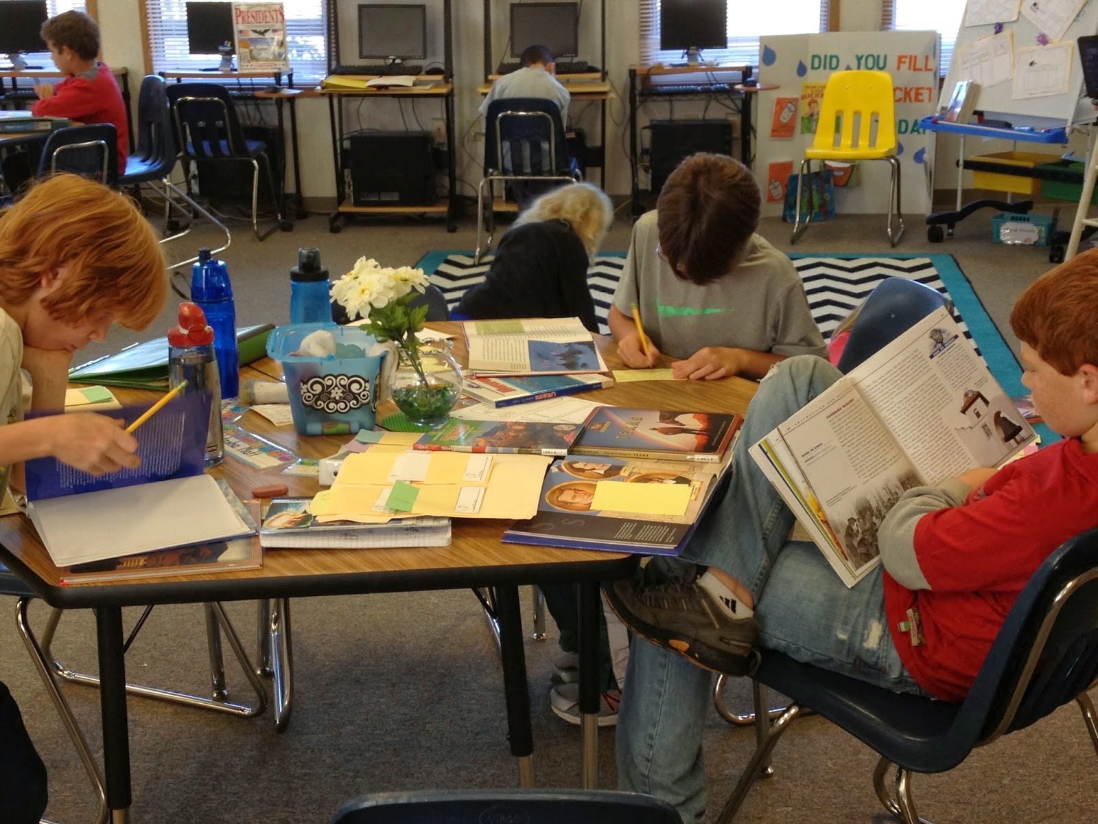 In 5th Grade with Teacher Julia: A Peek at My Week - LINKY PARTY!