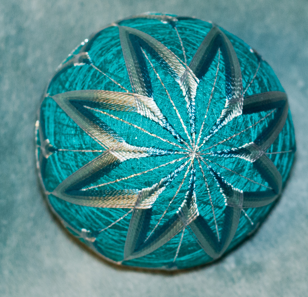 Committed Stitcher: Teal Temari