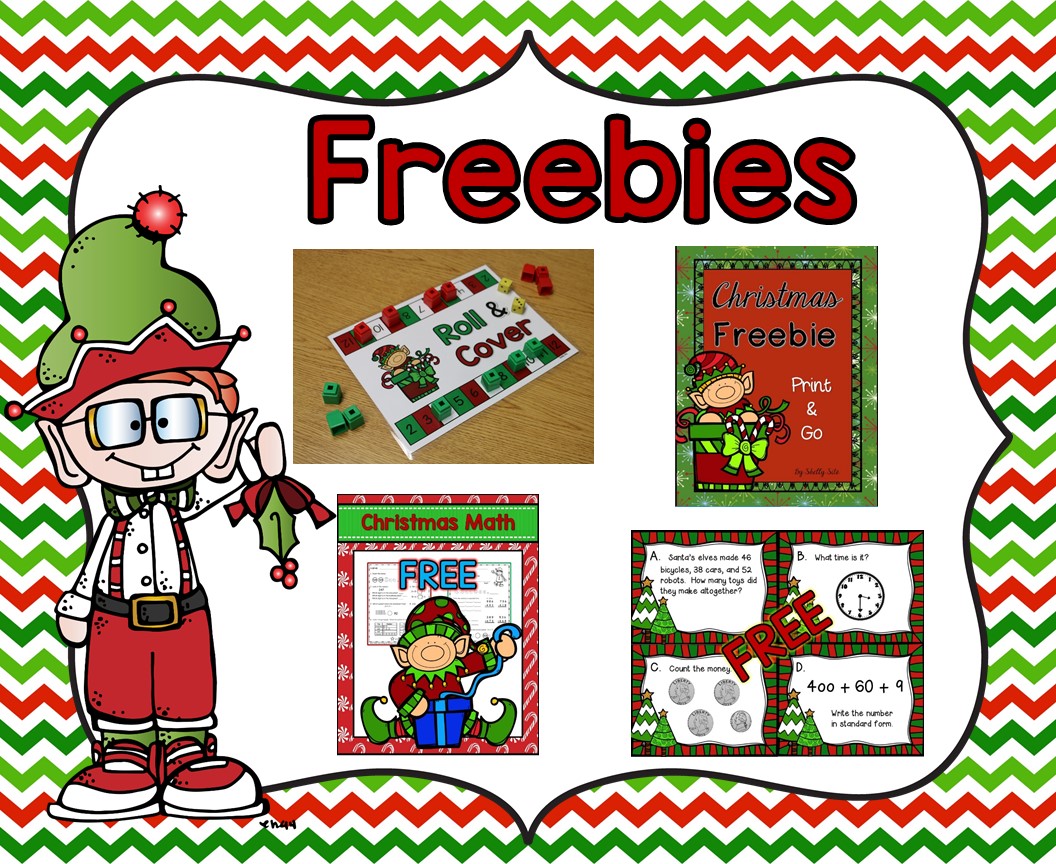 December Ideas and Freebies for the Elementary Classroom