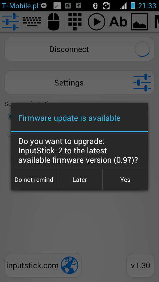 InputStick: InputStickUtility 1.20