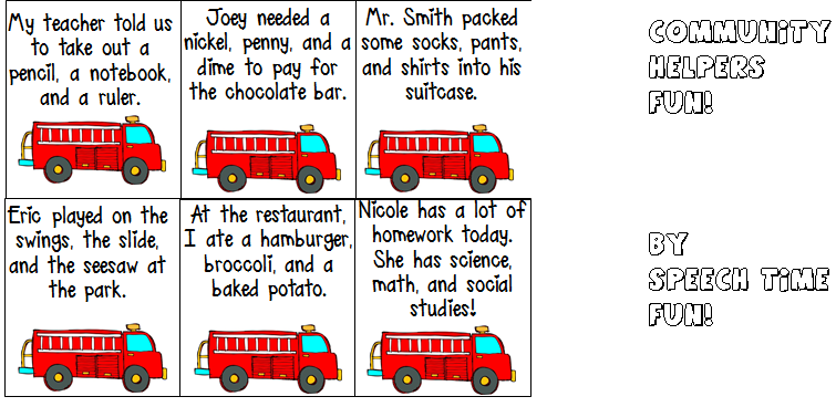 Community Helpers Fun! Language Pack! - Speech Time Fun: Speech and ...