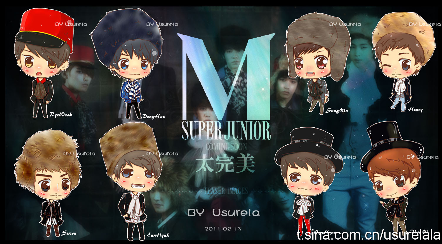 wallpaper lover: super junior chibi wallpaper
