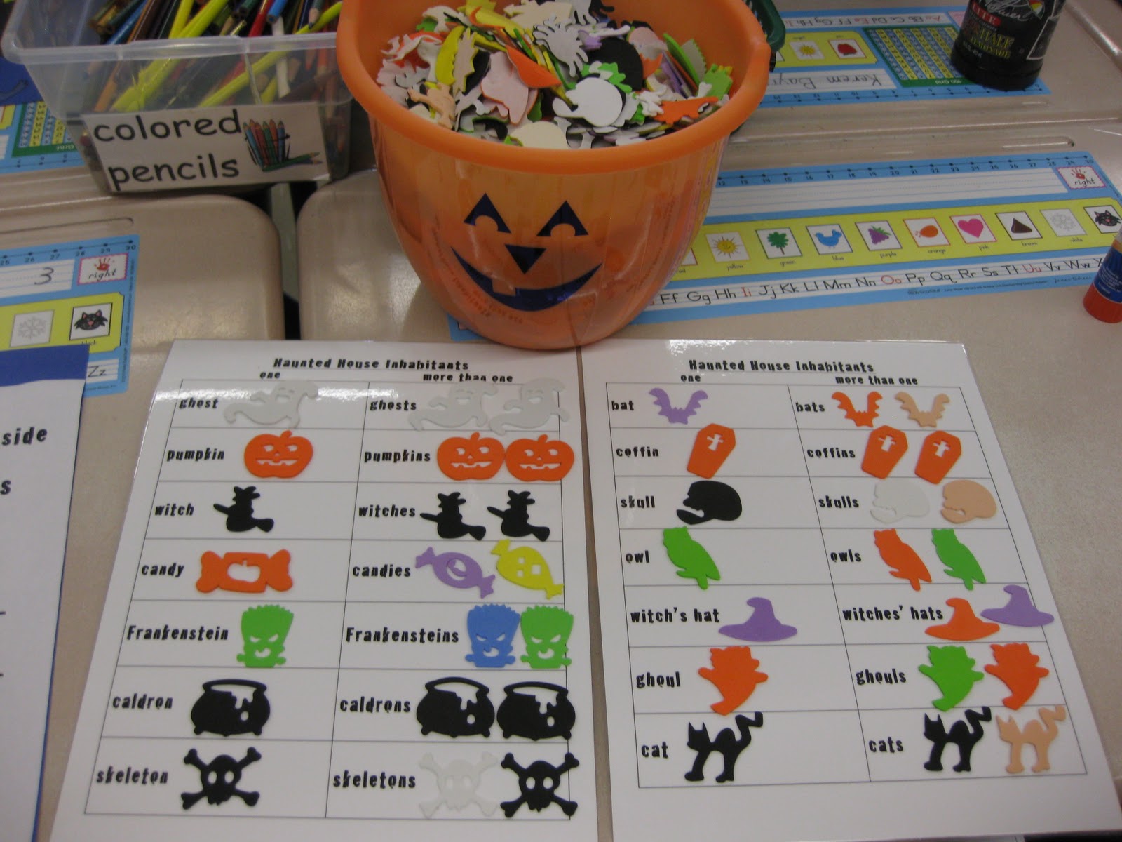 Halloween Math Centers