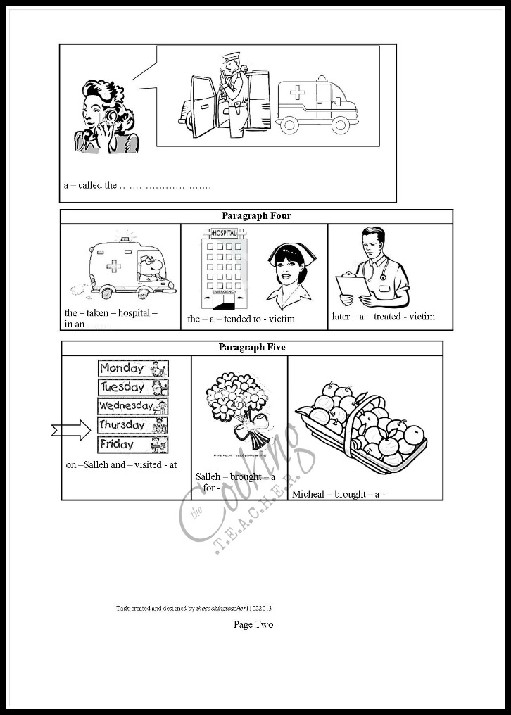 The Cooking Teacher Story Writing Picture Guided Composition 2 the-cooking-teacher-story-writing-picture-guided-composition-2