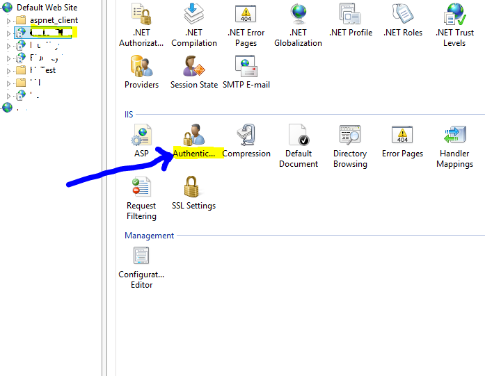 Configure Impersonation Authentication in IIS8 for MVC Application Configure Impersonation Authentication in IIS8 for MVC Application