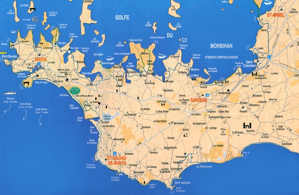 La Presqu'île de Rhuys et le Golfe du Morbihan