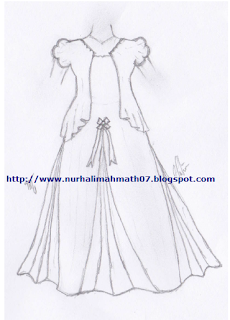 KELOPAK MATA: Sketsa Gaun Pengantin