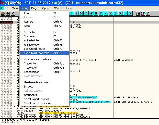 Reversing malware tales: IsDebuggerPresent ? ~ Security By Default