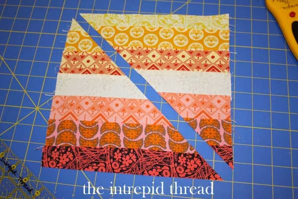 Leaf (feather) Quilt Block Tutorial and Giveaway | The Intrepid Thread | Bloglovin’