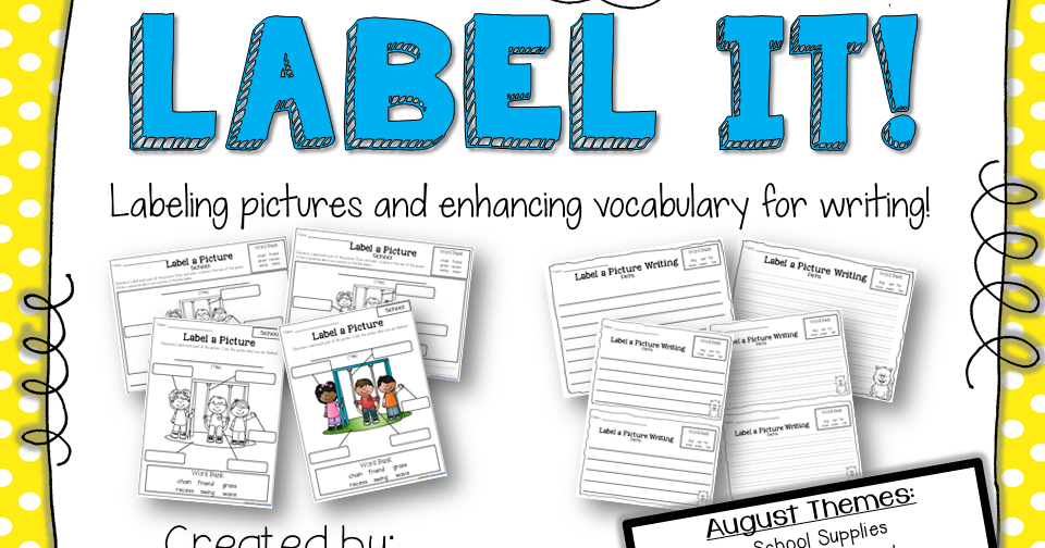 Label It and Write About It! - Teacher by the Beach