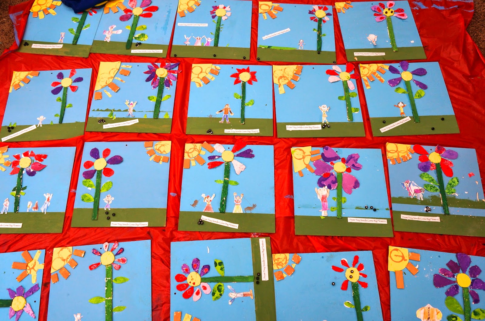 that artist woman: The Tiny Seed and Student Work