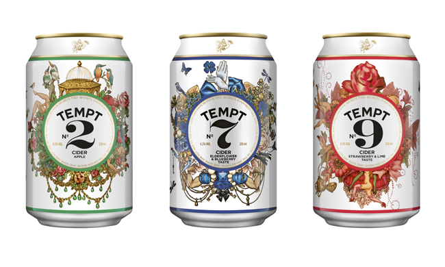Tempt Cider – Packaging Of The World