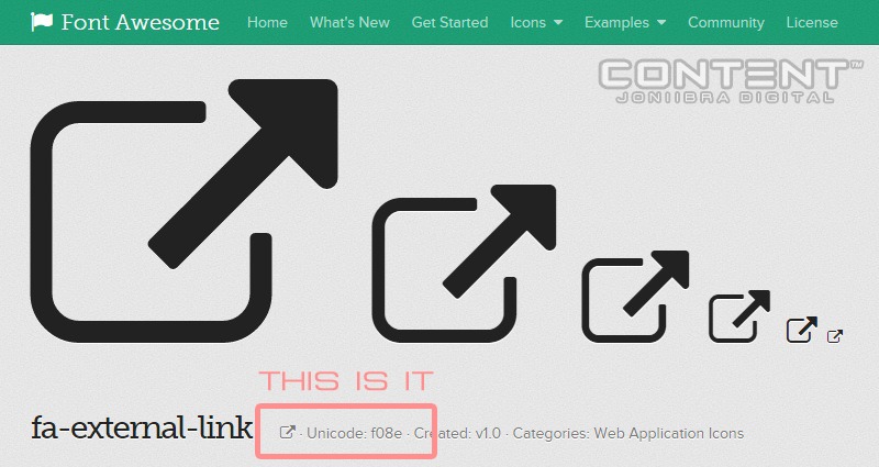 FONTS: MANUAL INPUT FONT AWESOME USING UNICODE - INTRODUCING BLOGGER