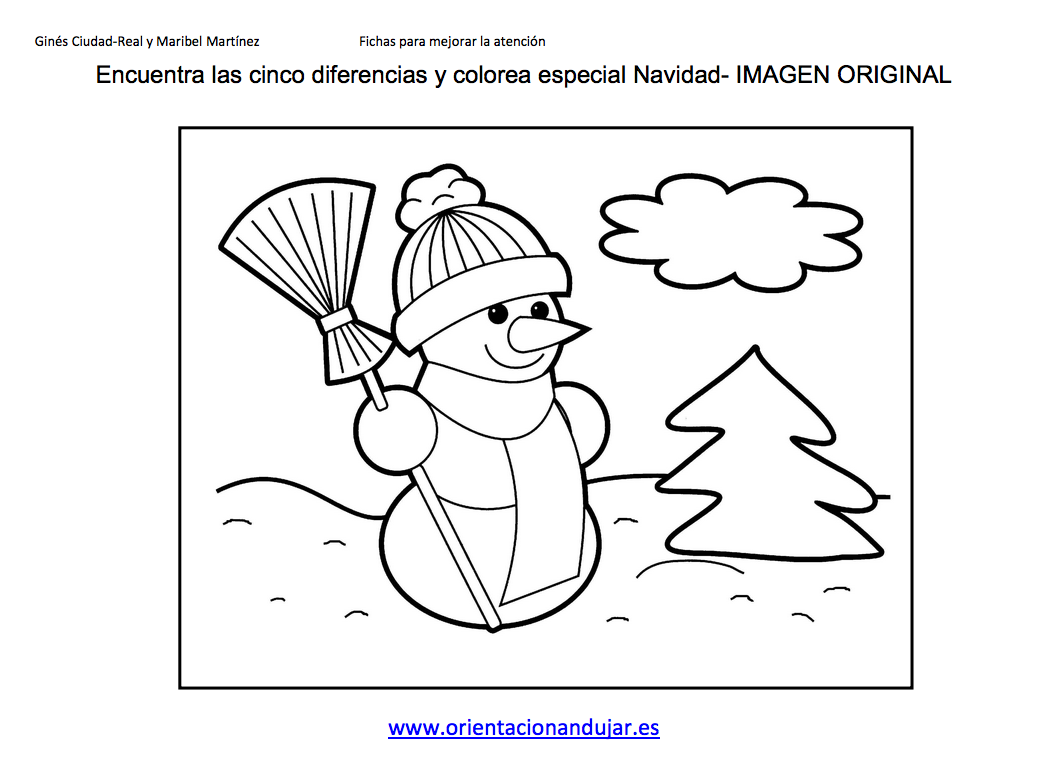 BUSCA LAS DIFERENCIAS EN LA NAVIDAD