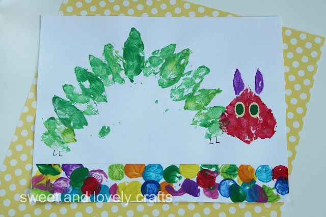 Leaf Print Hungry Caterpillar – Lesson Plans