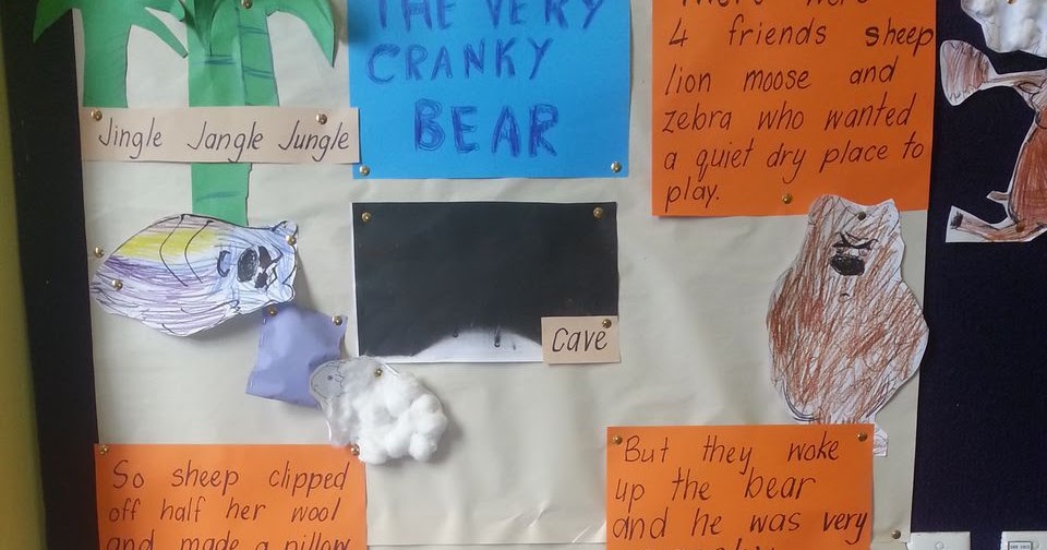Kindgergarten Green : Story Sequencing: The Very Cranky Bear
