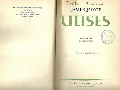 Lecturas hispánicas: "ULISES" DE JAMES JOYCE, EN LA TRADUCCIÓN DE JOSÉ SALAS SUBIRAT (M. Ángeles ...