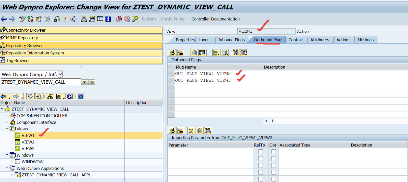 TECHSAP : Dynamic View Call in Webdynpo ABAP