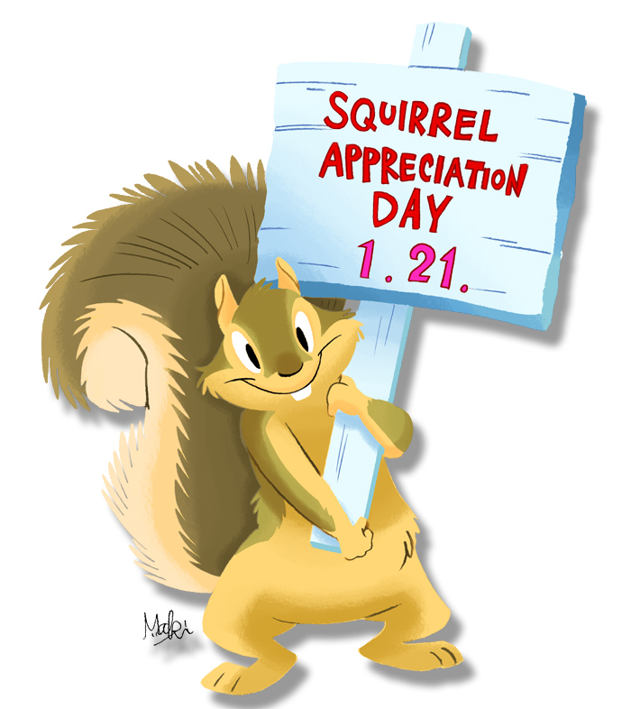 りすマニア SQUIRREL MANIACS: リスの日/Squirrel Appreciation Day at January 21st
