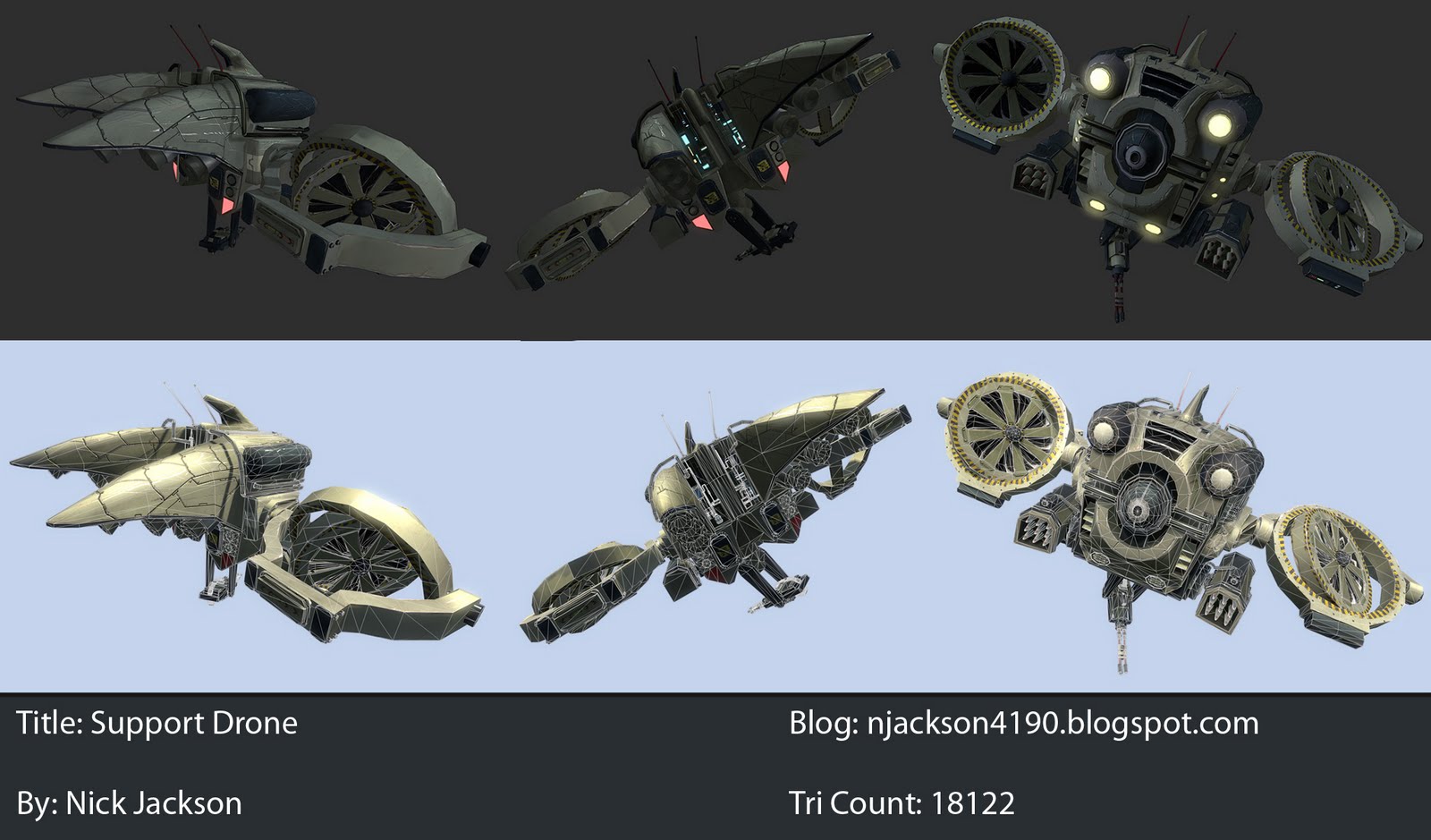 Flying Drones — polycount