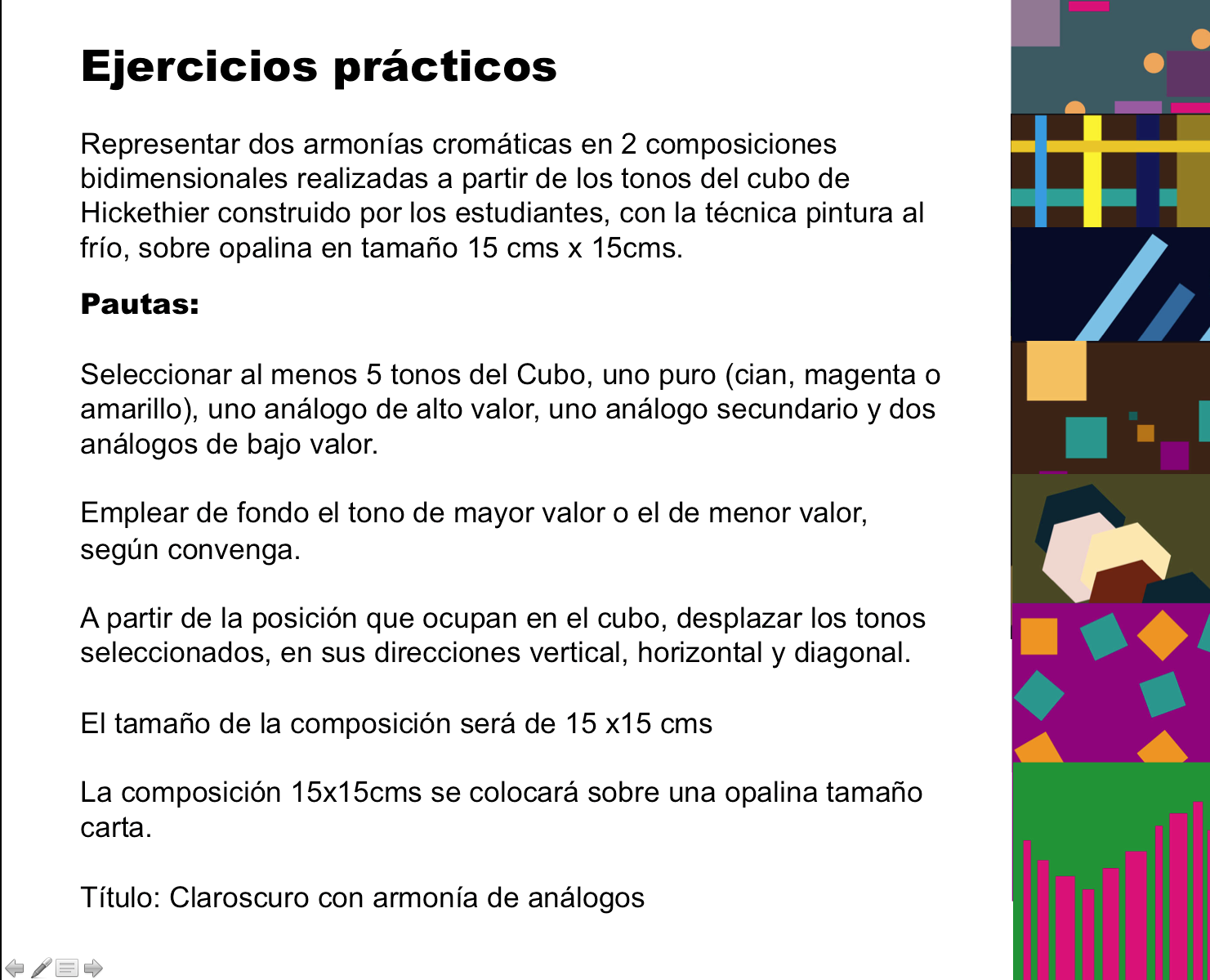 coloruney: Pautas y ejemplos-Ejercicios de armonías coloruney: Pautas y ejemplos-Ejercicios de armonías