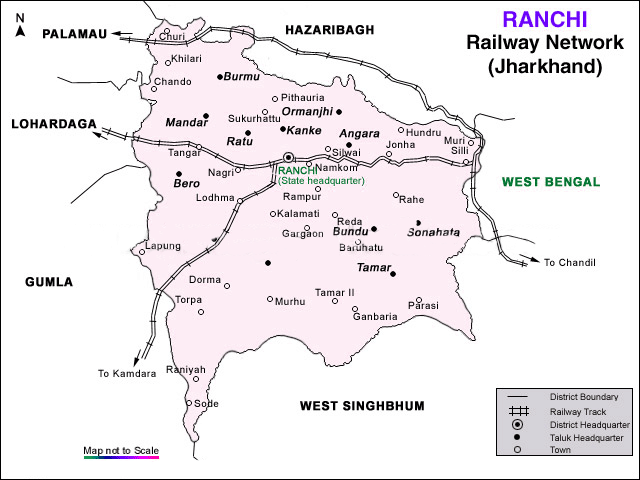Rail-Map-india: Ranchi Railways Map, 50% OFF