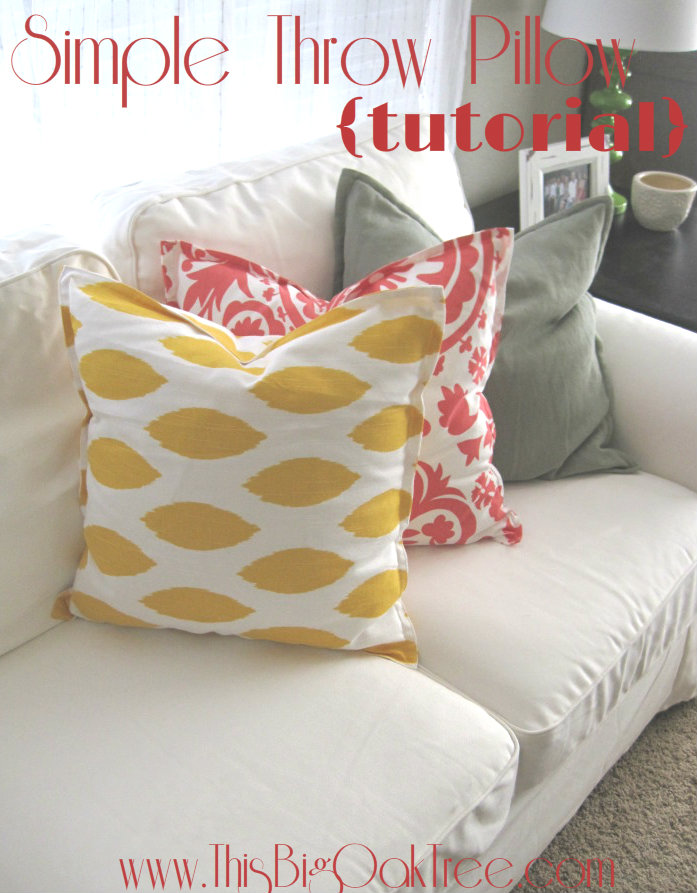 Simple Throw Pillow tutorial simple-throw-pillow-tutorial