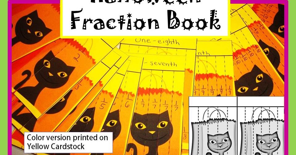 Sweet Tea Classroom: Printable Fraction Book {Halloween Themed}