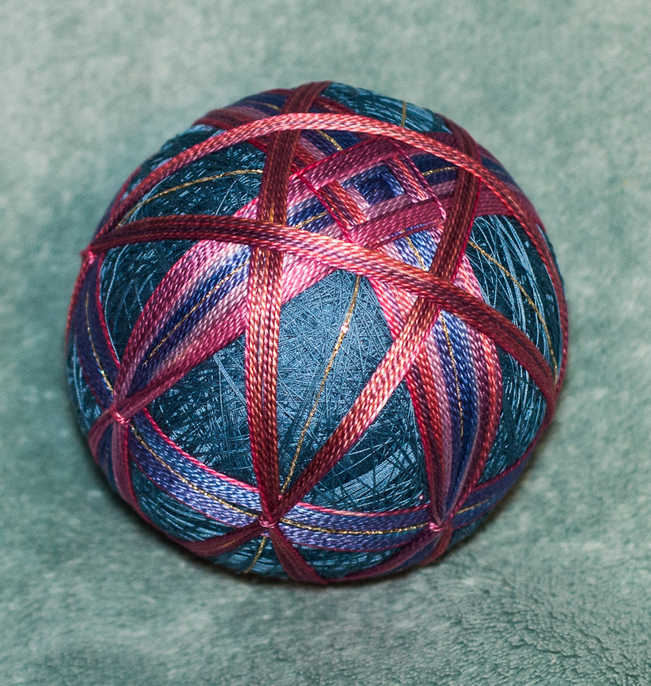 Committed Stitcher: Squares Around Temari