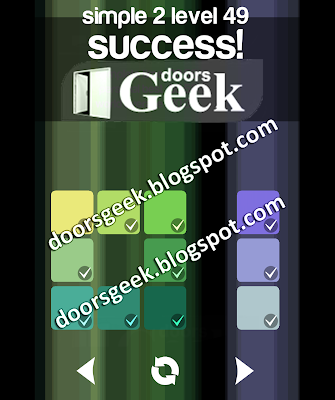 Blendoku [Simple 2] Level 49 ~ Doors Geek