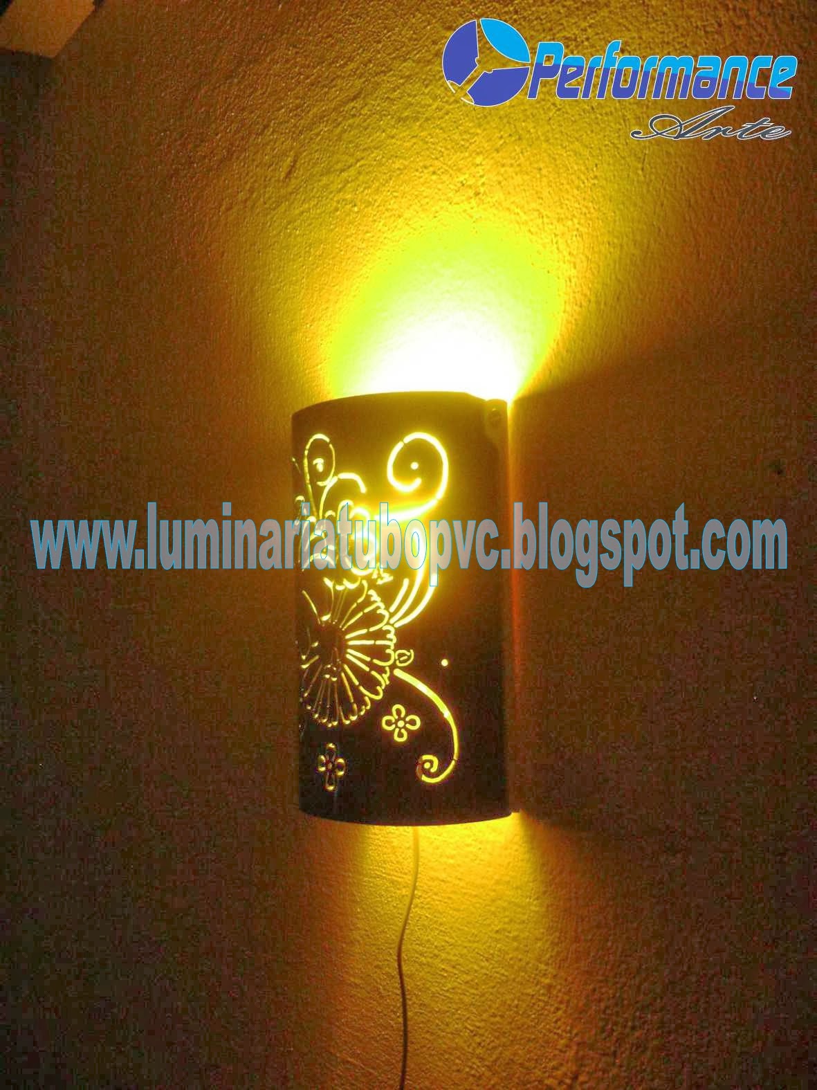 como fazer luminária de tubo pvc. : LUMINÁRIA DE TUBO PVC DE PAREDE. como fazer luminária de tubo pvc. : LUMINÁRIA DE TUBO PVC DE PAREDE.