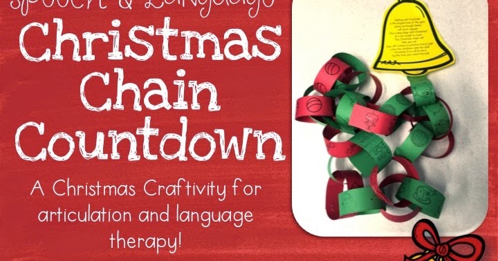 Speech & Language Christmas Chains | Primary Punch