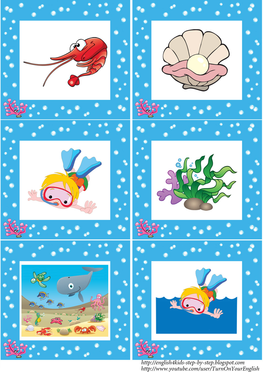 English for Kids Step by Step: Deep in the Ocean, Deep in the Sea ...