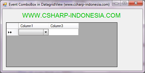 Membuat dan Menangkap Event ComboBox di DatagridView Csharp (C#)