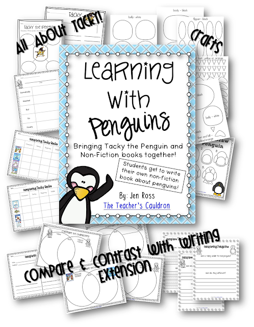 Tacky, penguins, and writing! - Teacher by the Beach