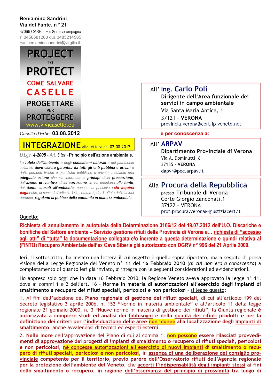 Comunicazione di avvio del procedimento di accesso agli atti richiesto ... Comunicazione di avvio del procedimento di accesso agli atti richiesto ...