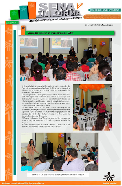 III Encuentro de Egresados SENA ~ Punto de Contacto Egresados ... III Encuentro de Egresados SENA ~ Punto de Contacto Egresados ...
