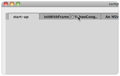 日暮れて道遠し: Cocoa なんちゃってtabbed interface（5）NSTrackingArea
