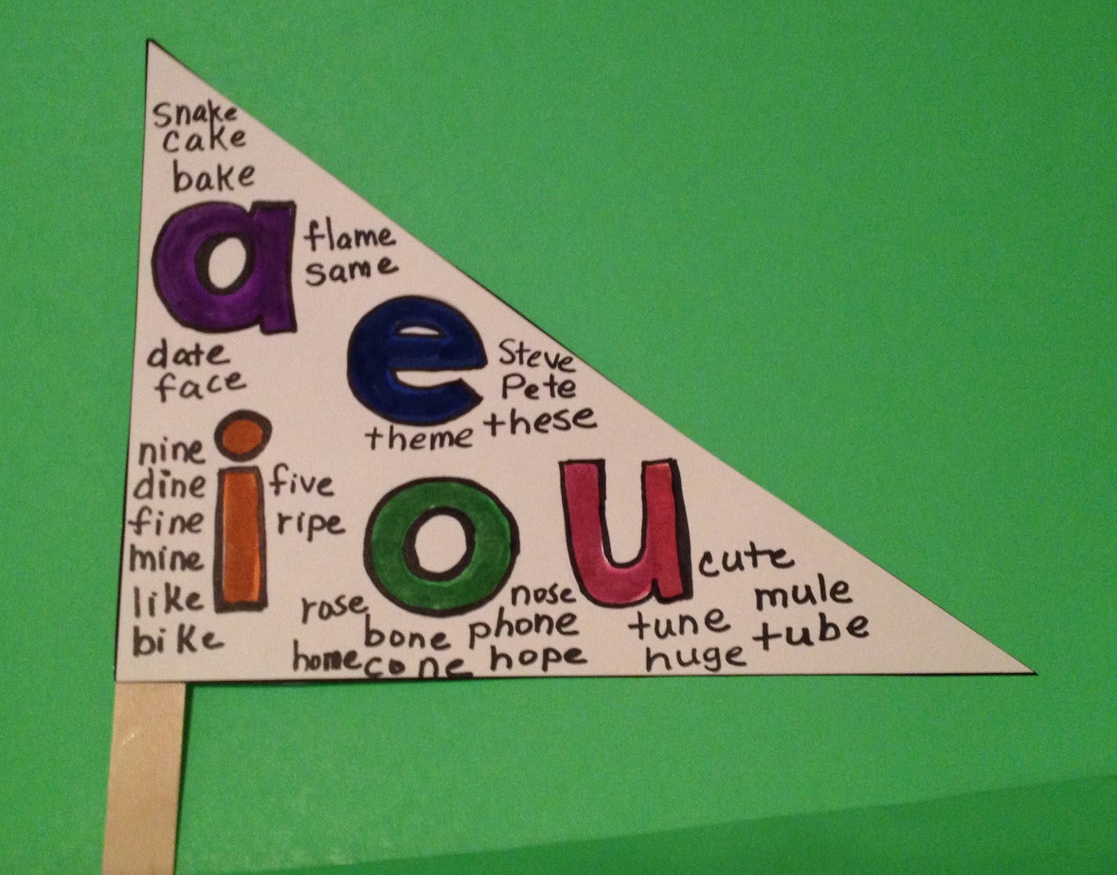 Kathy Griffin's Teaching Strategies: Learning the Vowels and Common Core