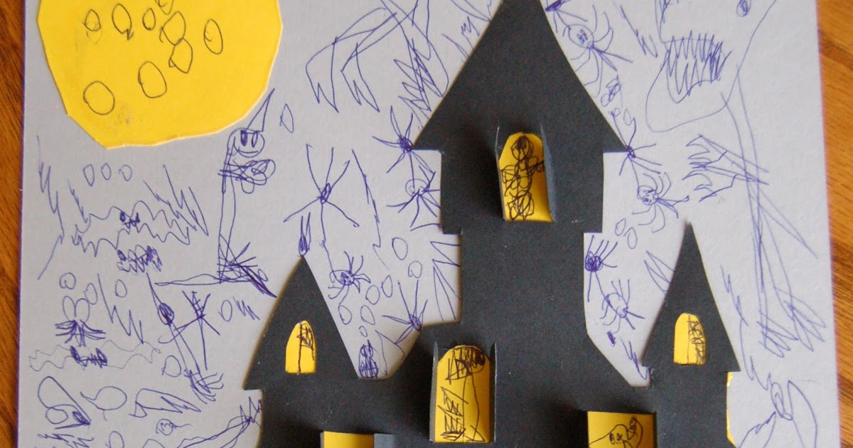 Preschool Crafts for Kids*: Halloween Haunted House Printable