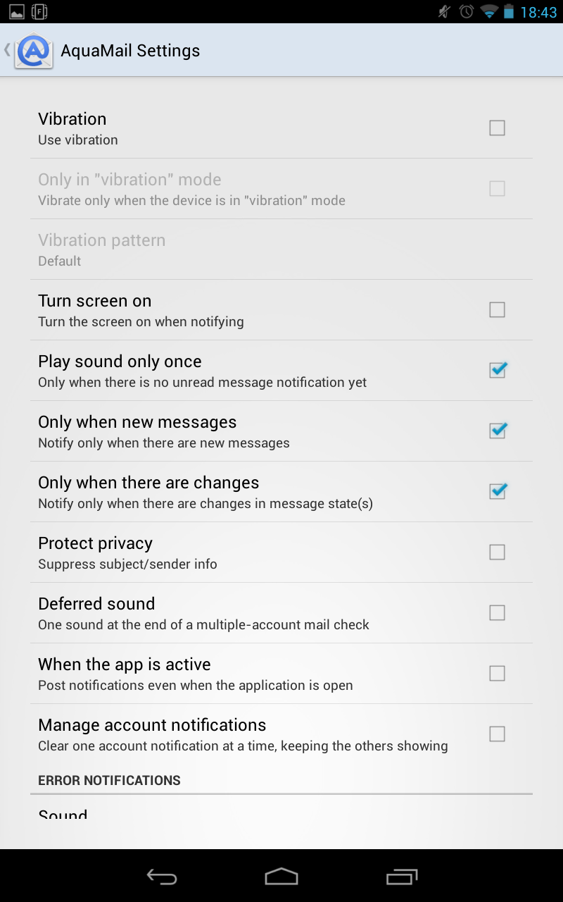 AquaMail ~ Apps do Android