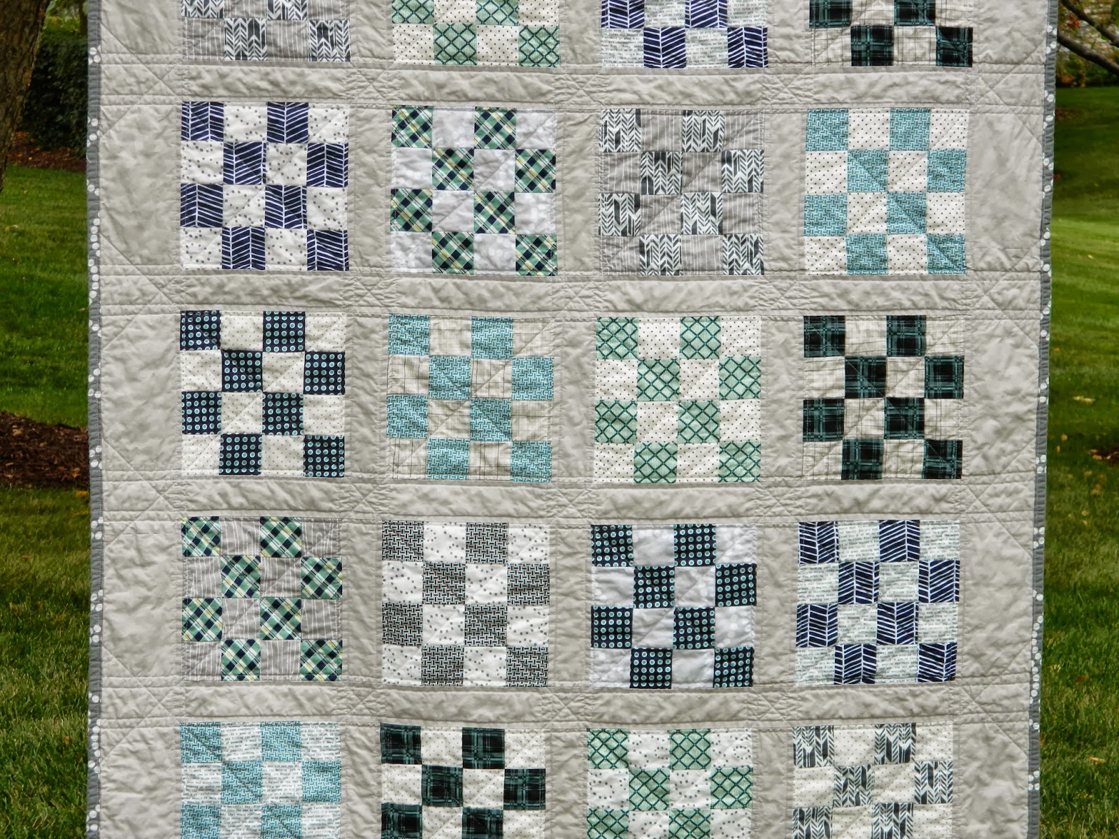s.o.t.a.k handmade: 16 patch {a finished quilt}